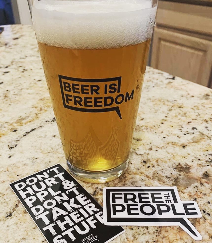 Free the People Logo Sticker