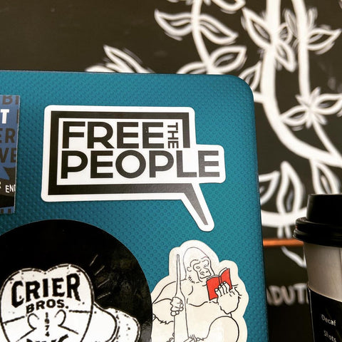 Free the People Logo Sticker